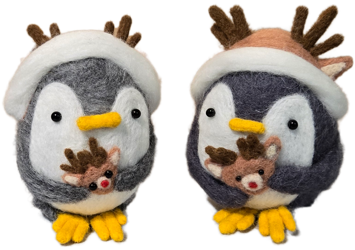 Penguin Reindeer – Soaping with Joy